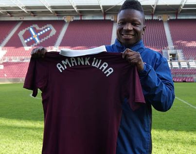 Danny Amankwaa signs for Hearts - The Terrace - Jambos Kickback