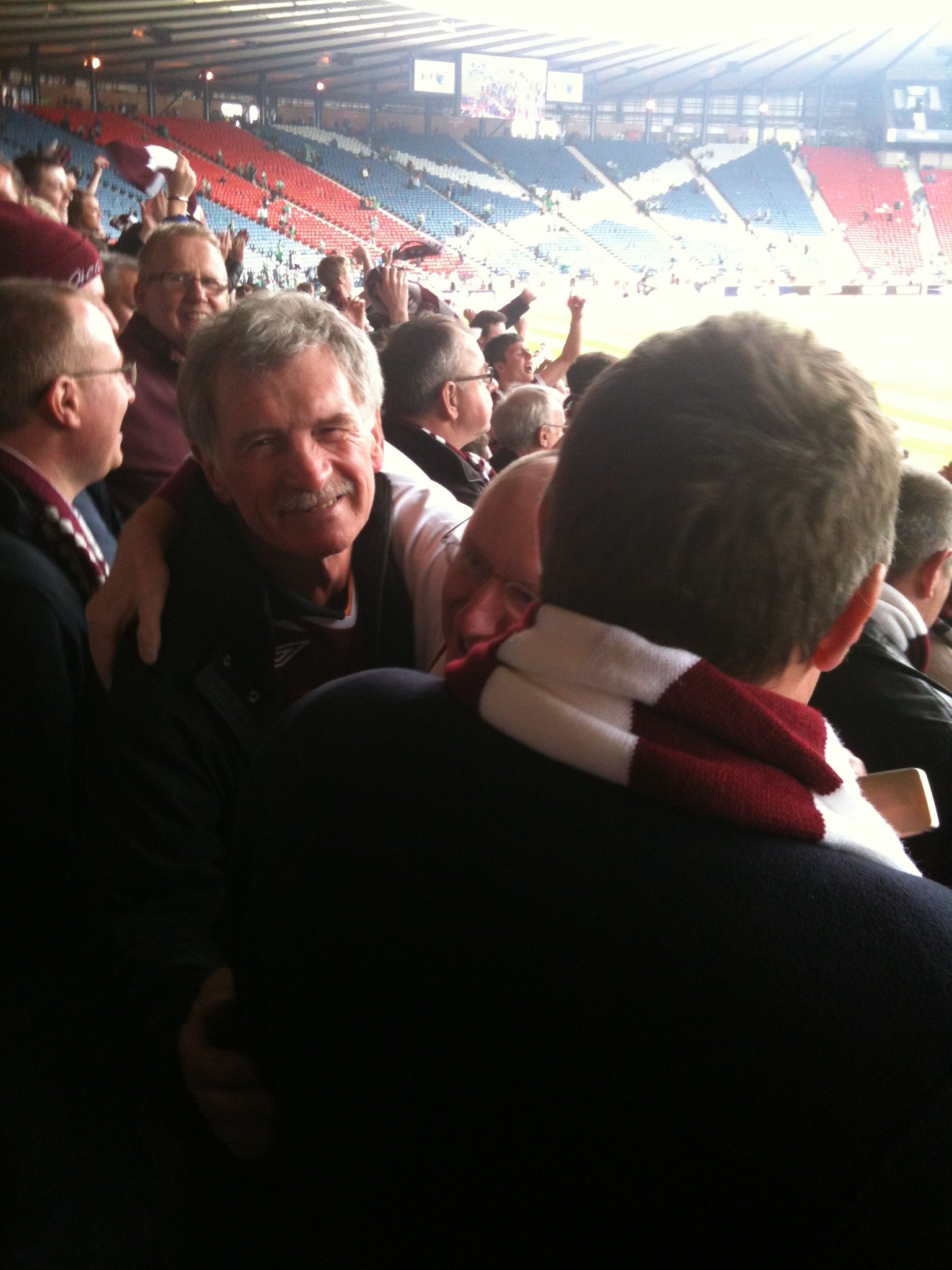 Drew Busby - Hall of Fame inductee - The Terrace - Jambos Kickback