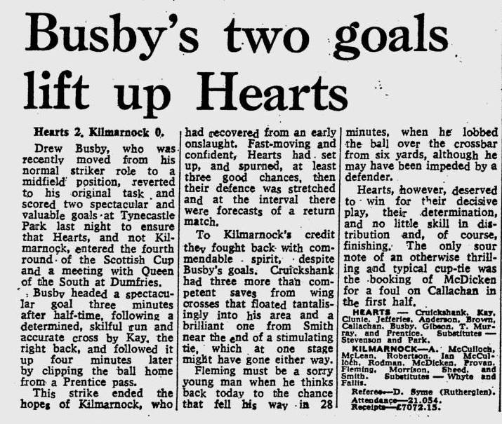 Drew Busby - Hall of Fame inductee - Page 2 - The Terrace - Jambos Kickback