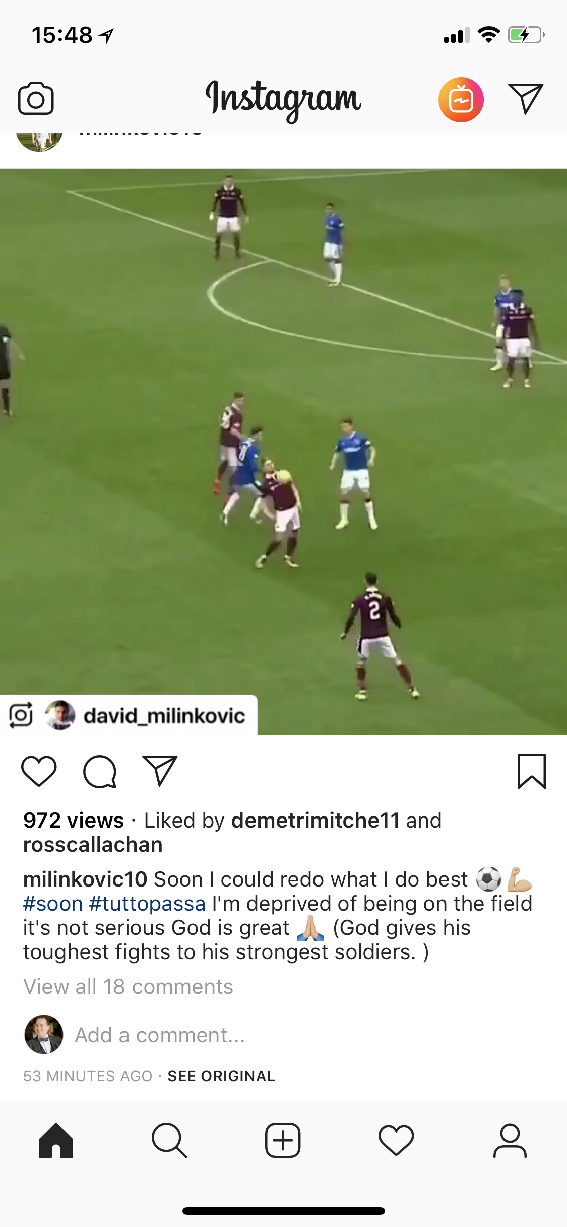 The curious case of David Milinkovic - The Terrace - Jambos Kickback