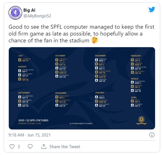 SPFL Fixtures announced ( updated ) - The Terrace - Jambos Kickback