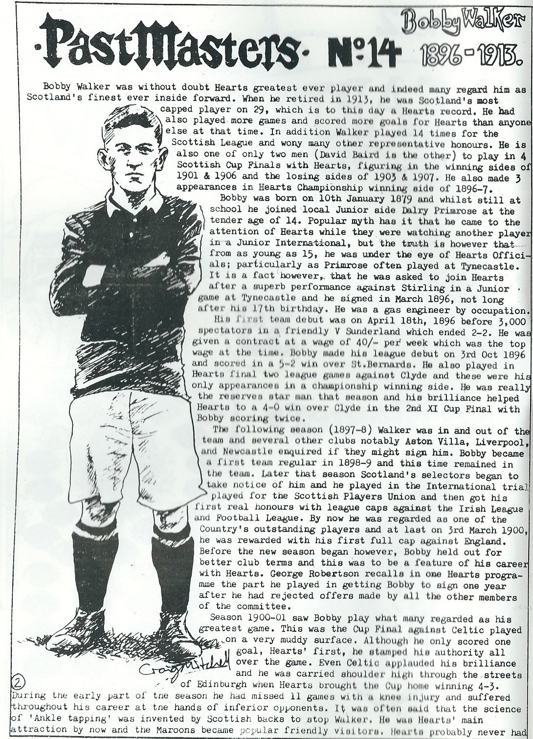 Bobby Walker Book - This Is His Story - Page 4 - The Terrace - Jambos ...
