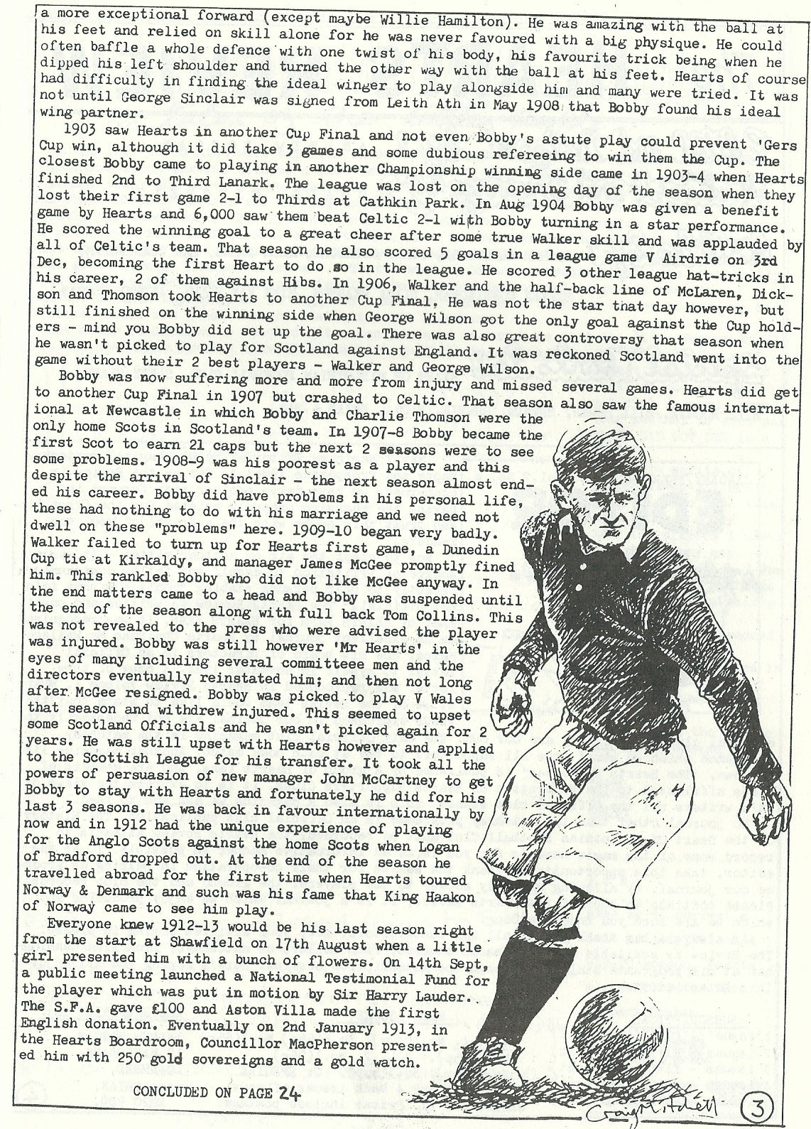 Bobby Walker Book - This Is His Story - Page 4 - The Terrace - Jambos ...