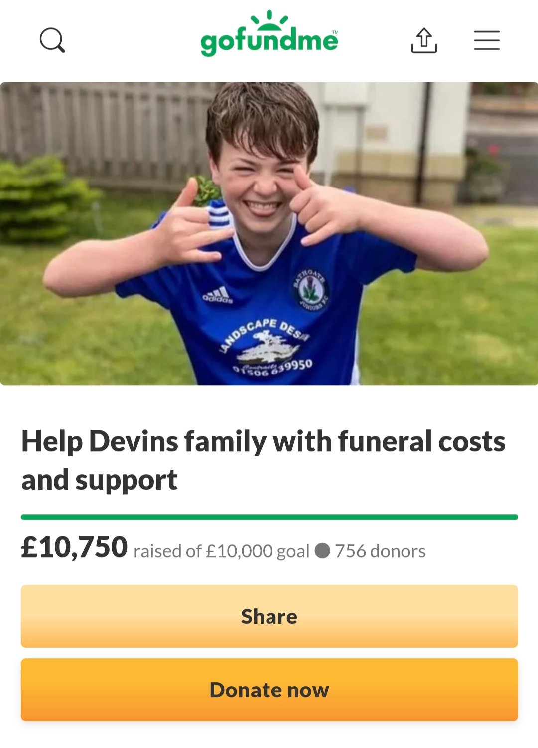 Devin Gordon RIP - The Terrace - Jambos Kickback