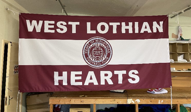 Maroon Saltire - The Terrace - Jambos Kickback