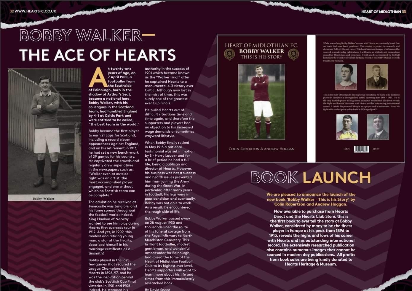 Bobby Walker Book Fathers Day Gift. - The Terrace - Jambos Kickback