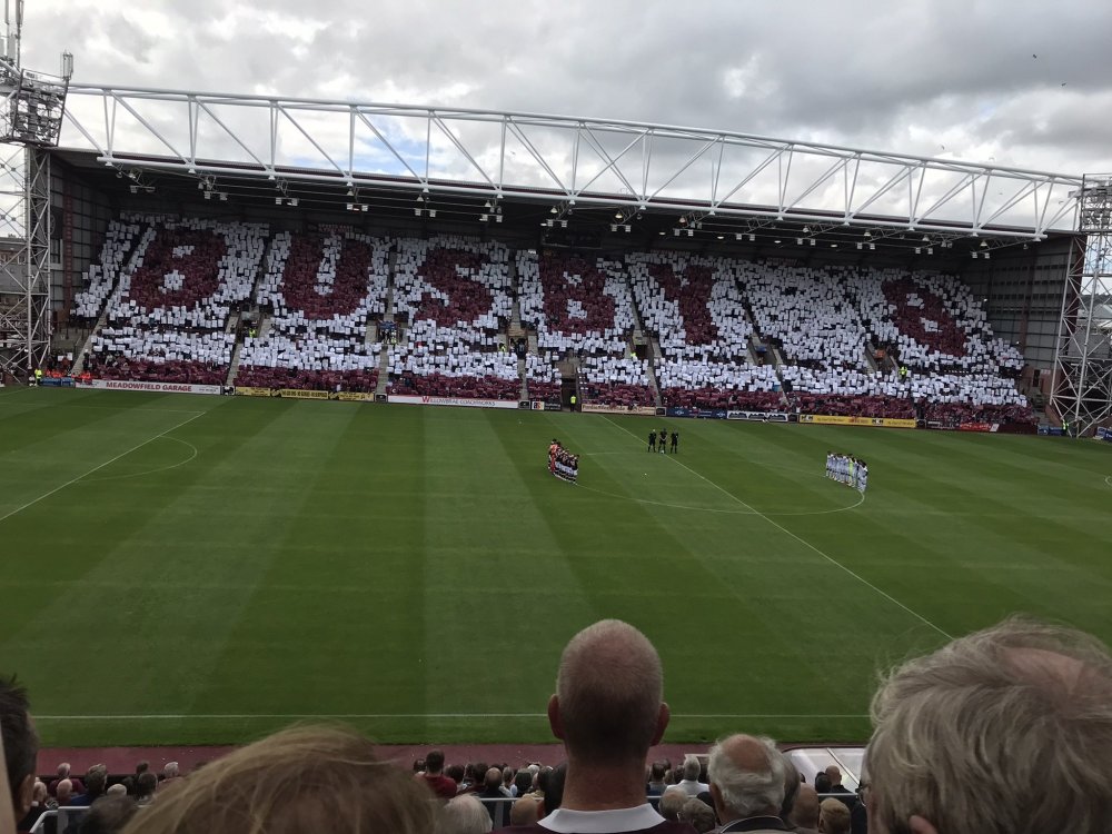 Tifo - Drew Busby - The Terrace - Jambos Kickback