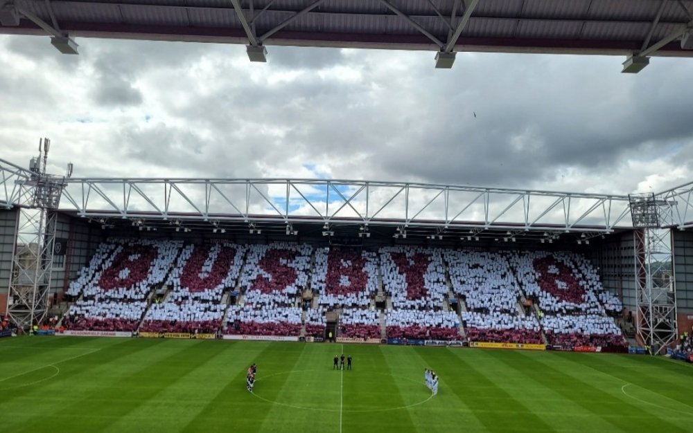 Tifo - Drew Busby - The Terrace - Jambos Kickback