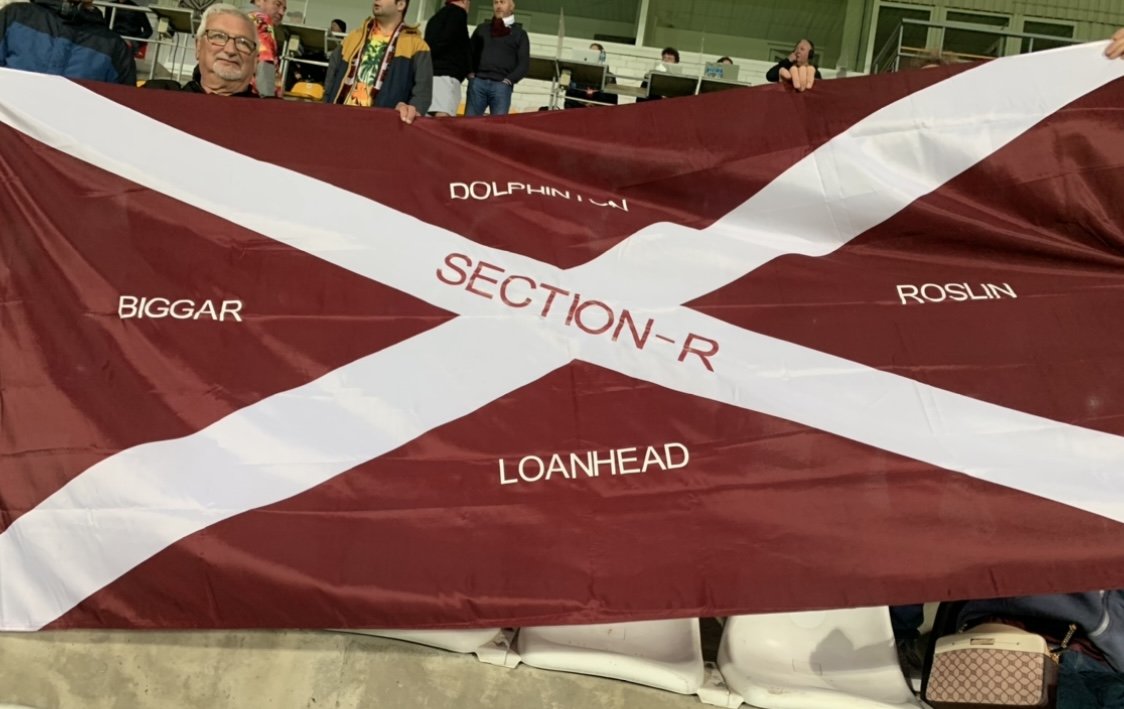 Well done to all Hearts fan's in Riga tonight.. - The Terrace - Jambos ...
