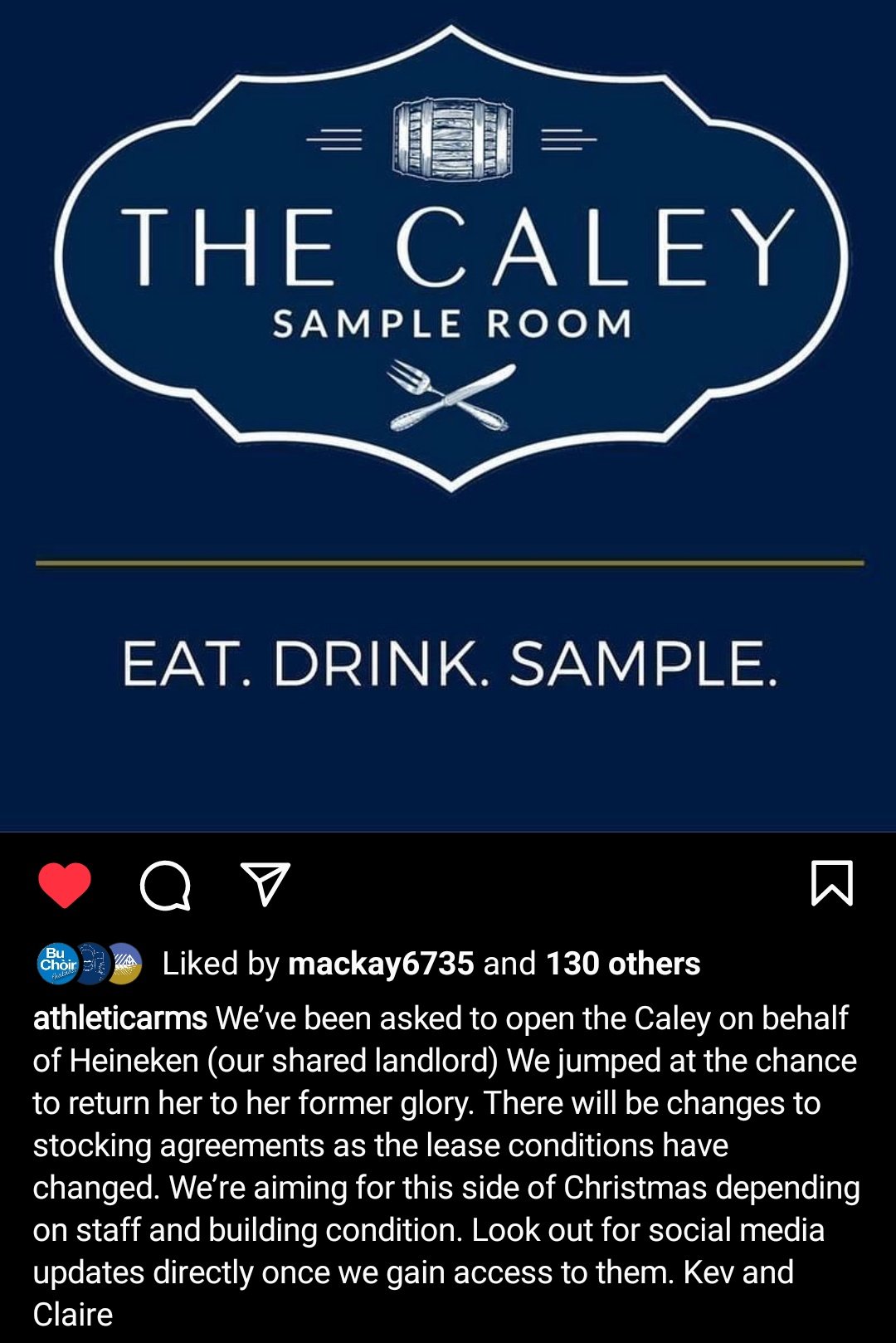 Caley Sample Rooms - The Shed - Jambos Kickback