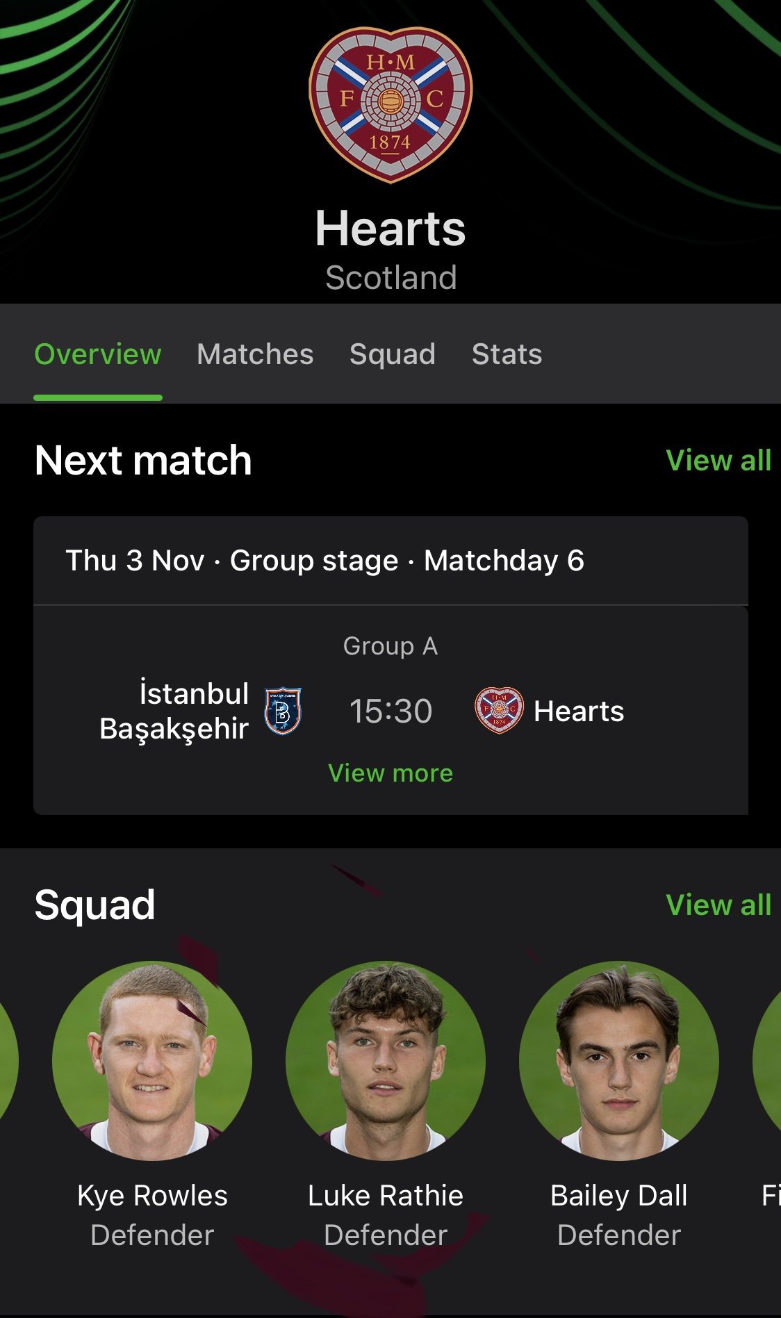 Istanbul Basaksehir v Heart Of Midlothian*** Match Thread 15.30 Kick ...