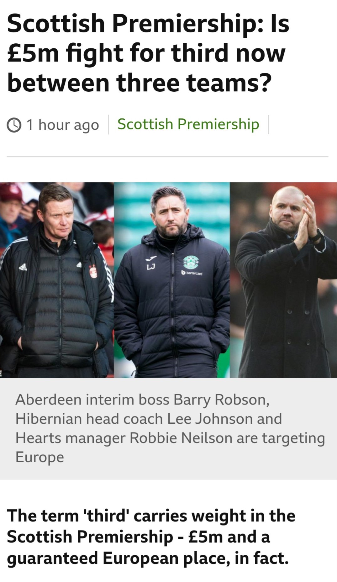 The 'Battle' for 3rd ( merged ) - The Terrace - Jambos Kickback