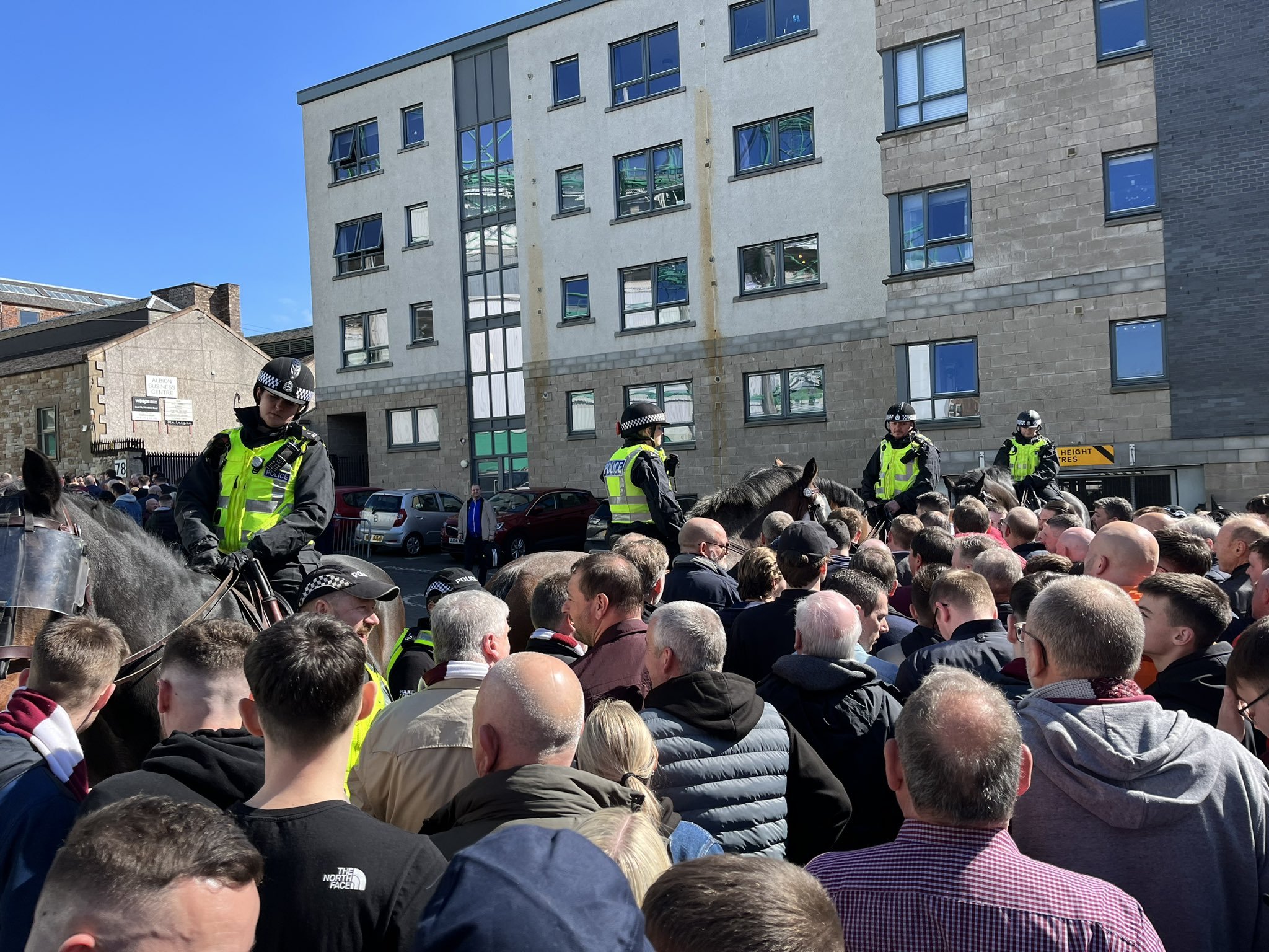 Getting into Easter road - The Terrace - Jambos Kickback