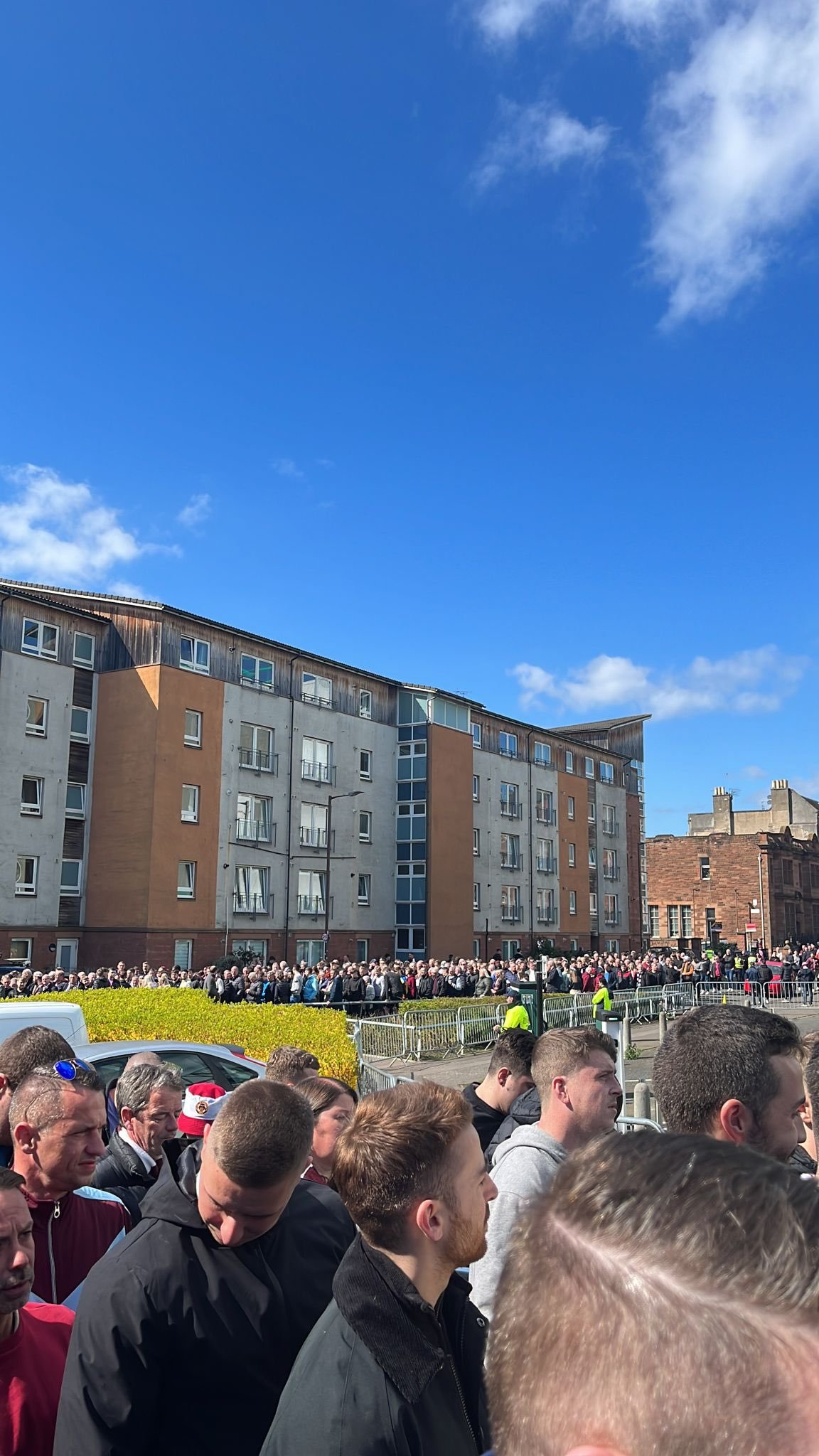 Getting into Easter road - The Terrace - Jambos Kickback
