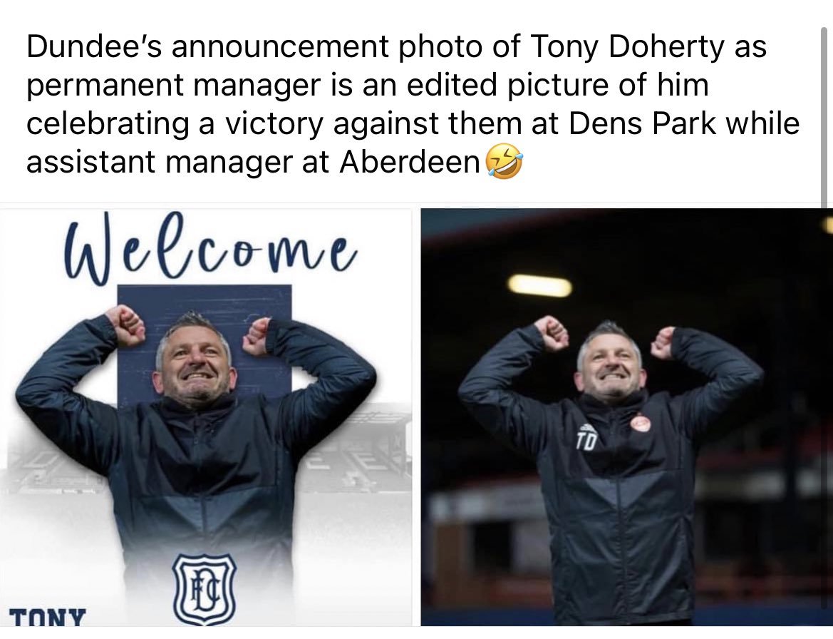 New Dundee manager - Tony Docherty - The Terrace - Jambos Kickback