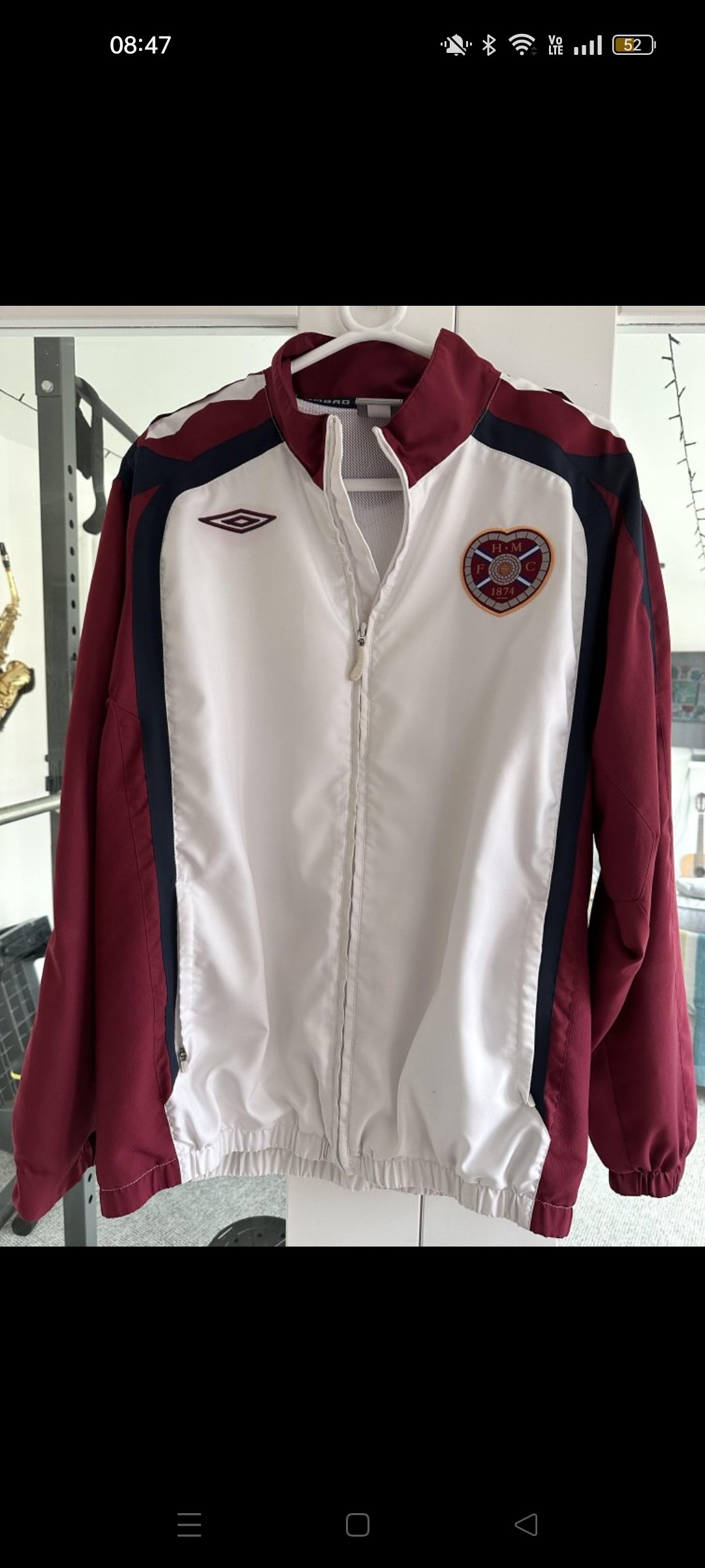 Hearts tracksuit - The Terrace - Jambos Kickback