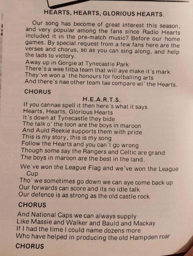 The Boys In Maroon - Hector Nicol - The Terrace - Jambos Kickback