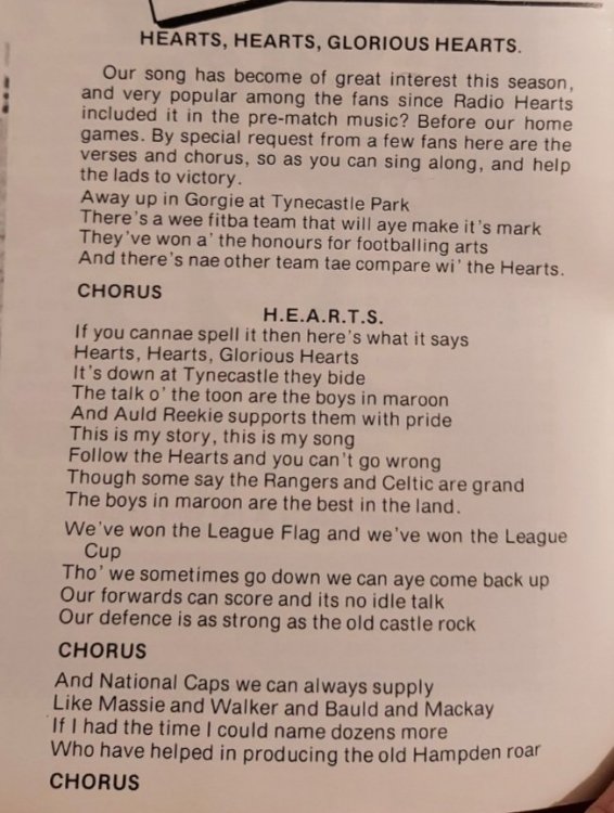 The Boys In Maroon - Hector Nicol - The Terrace - Jambos Kickback