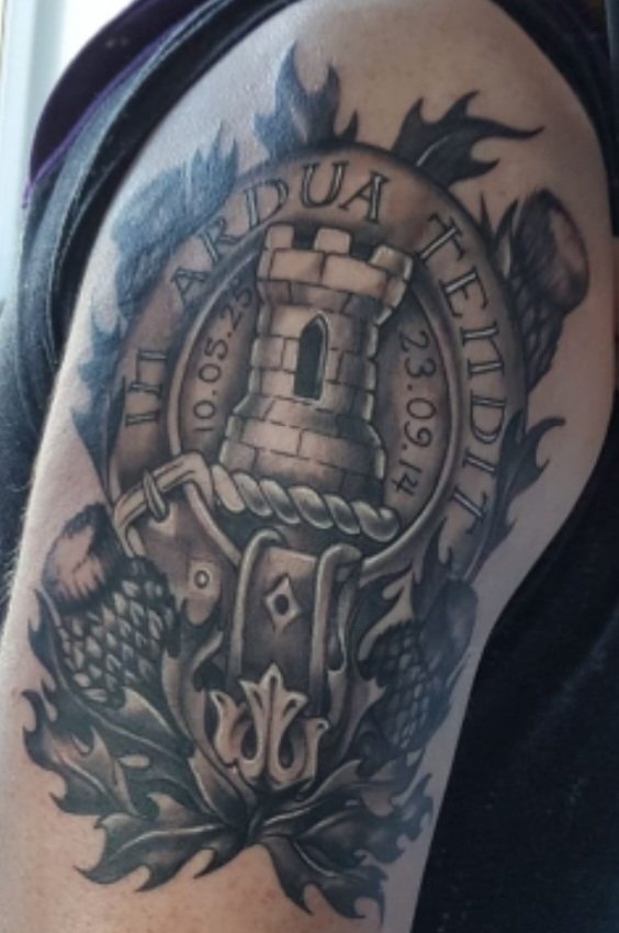 McCraes Battalion tattoo - The Terrace - Jambos Kickback