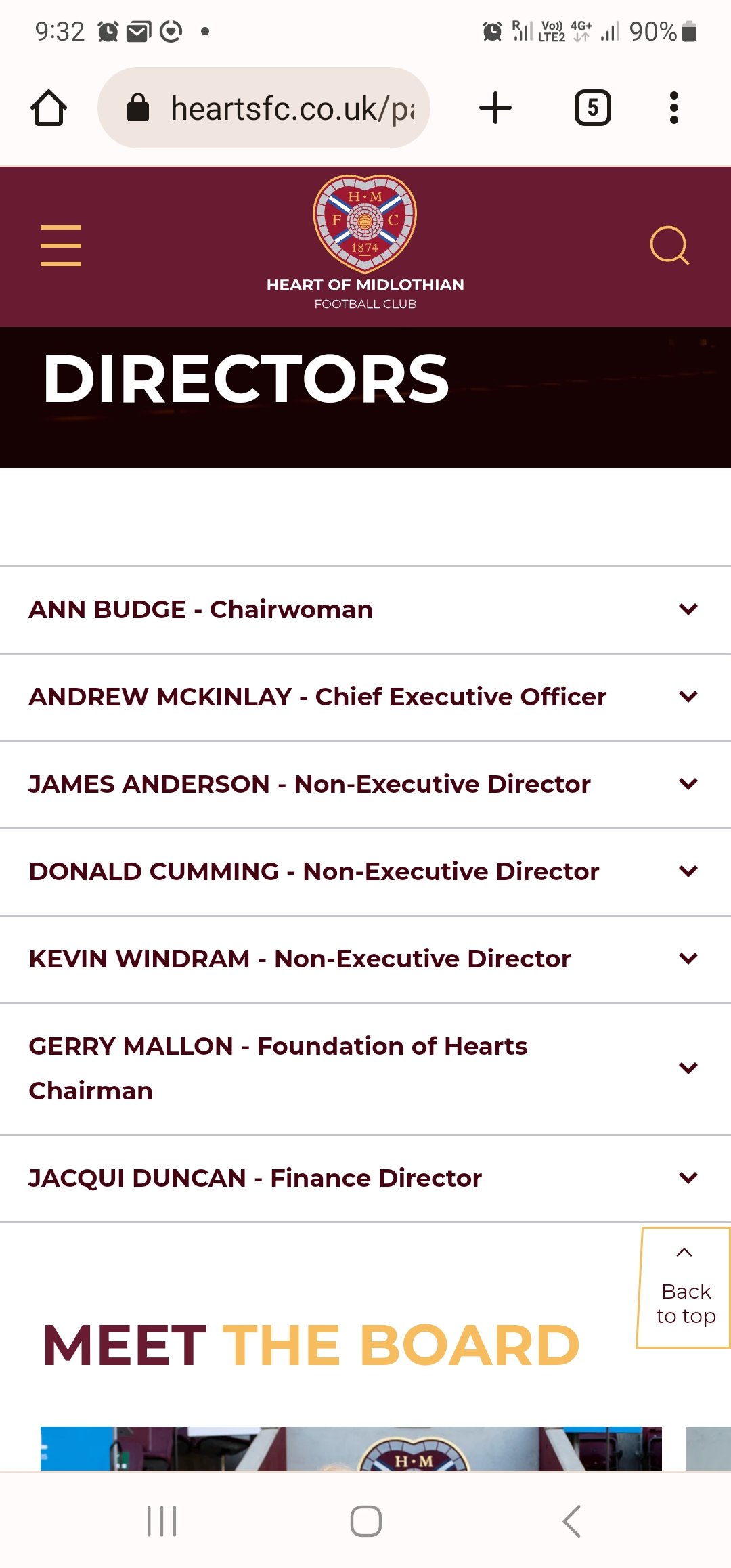 There won’t be a change of title for Naismith if/when we’re knocked out ...