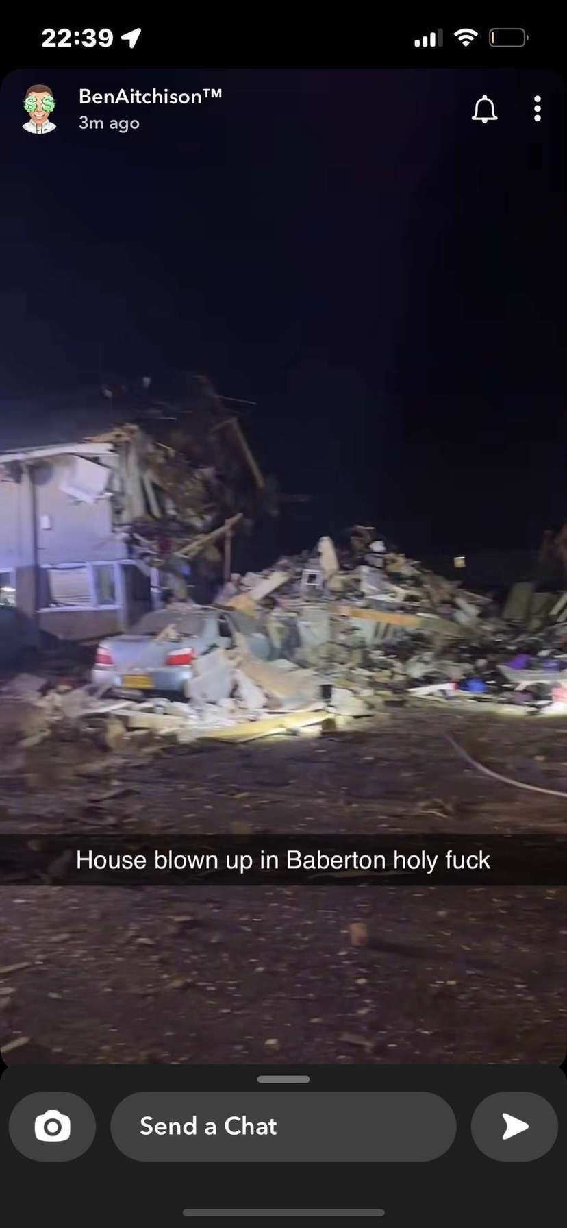 Explosion in Baberton - The Shed - Jambos Kickback