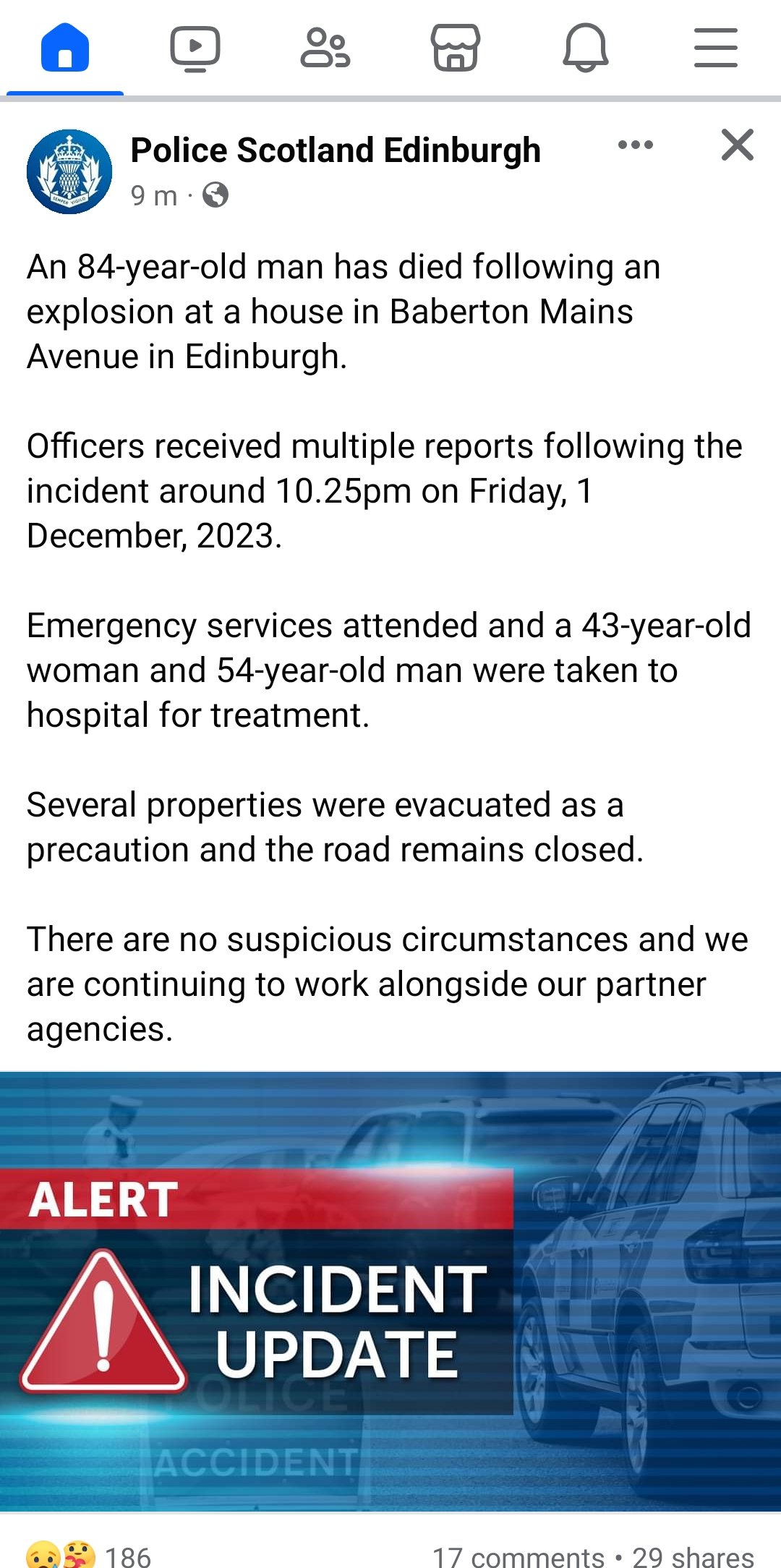 Explosion in Baberton - The Shed - Jambos Kickback