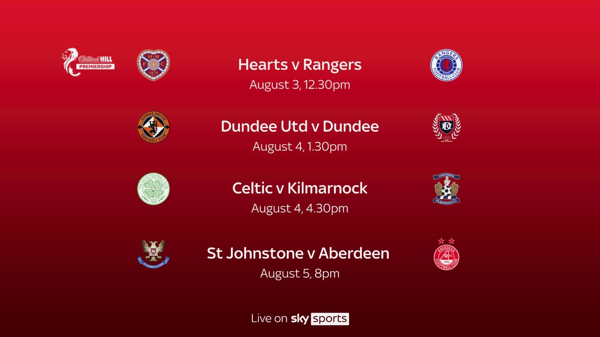 Next seasons fixtures now released ( updated ) - The Terrace - Jambos ...