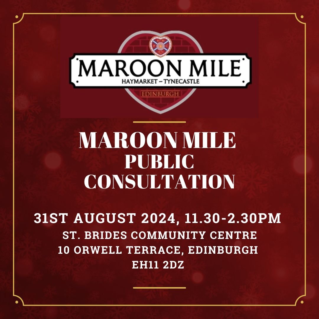Maroon Mile Public Consultation - 31st August - The Terrace - Jambos ...