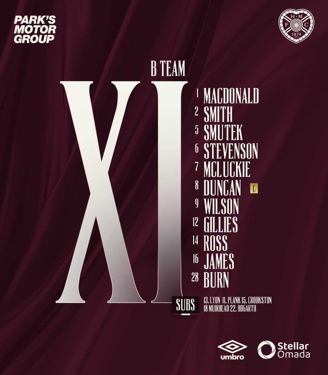 B Team / U18s / Academy 2024/25 - Page 16 - The Terrace - Jambos Kickback
