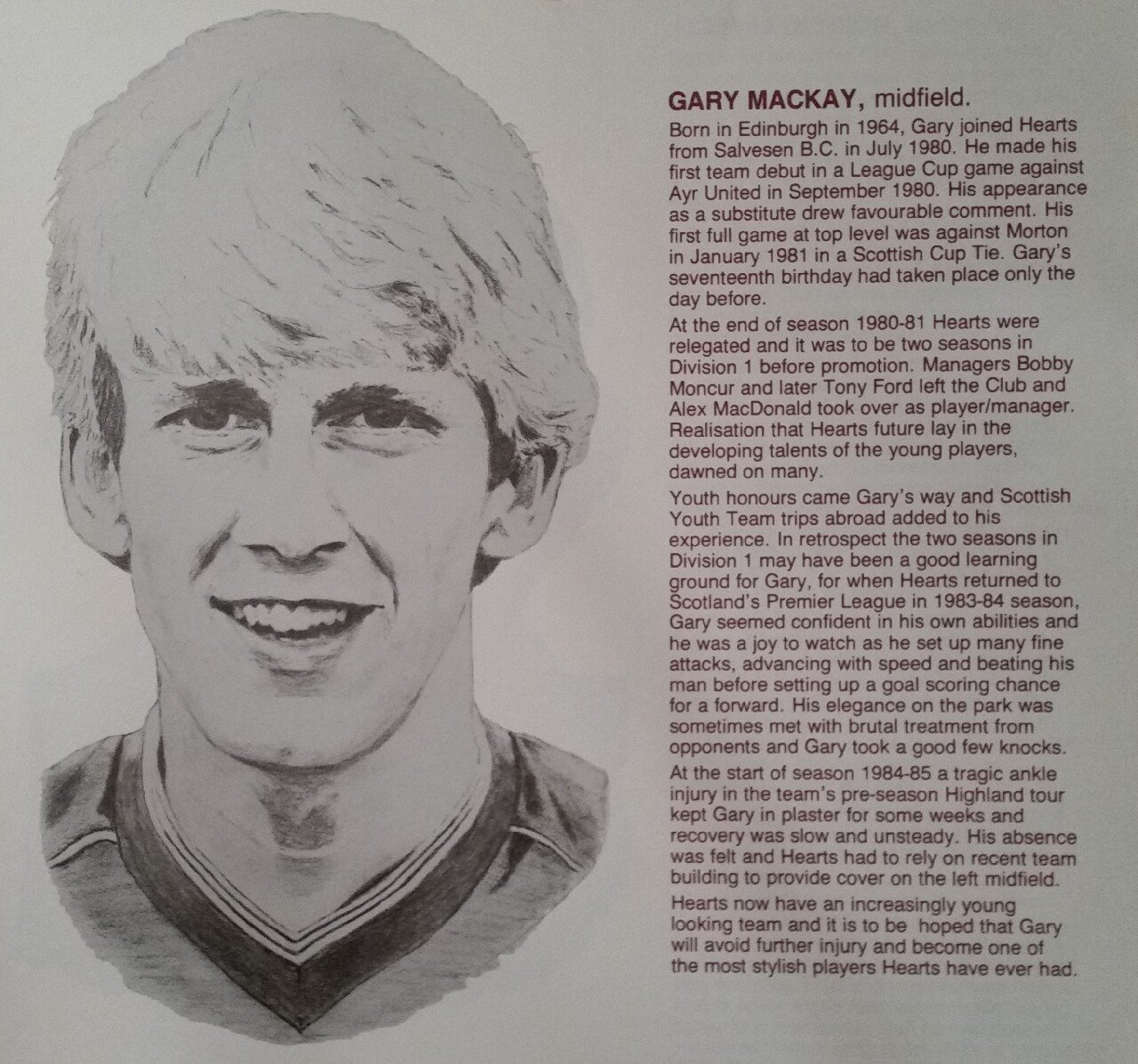 Gary Mackay - The Terrace - Jambos Kickback