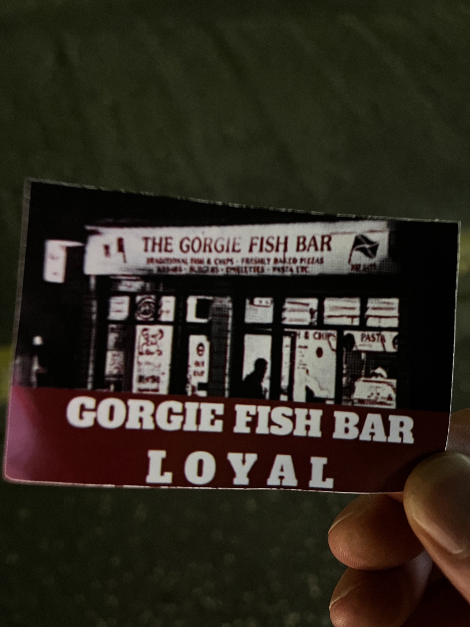 Gorgie Fish Bar - Up For Sale - The Shed - Jambos Kickback