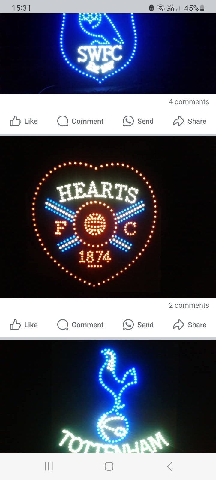 Truckers HMFC cab-light - The Terrace - Jambos Kickback