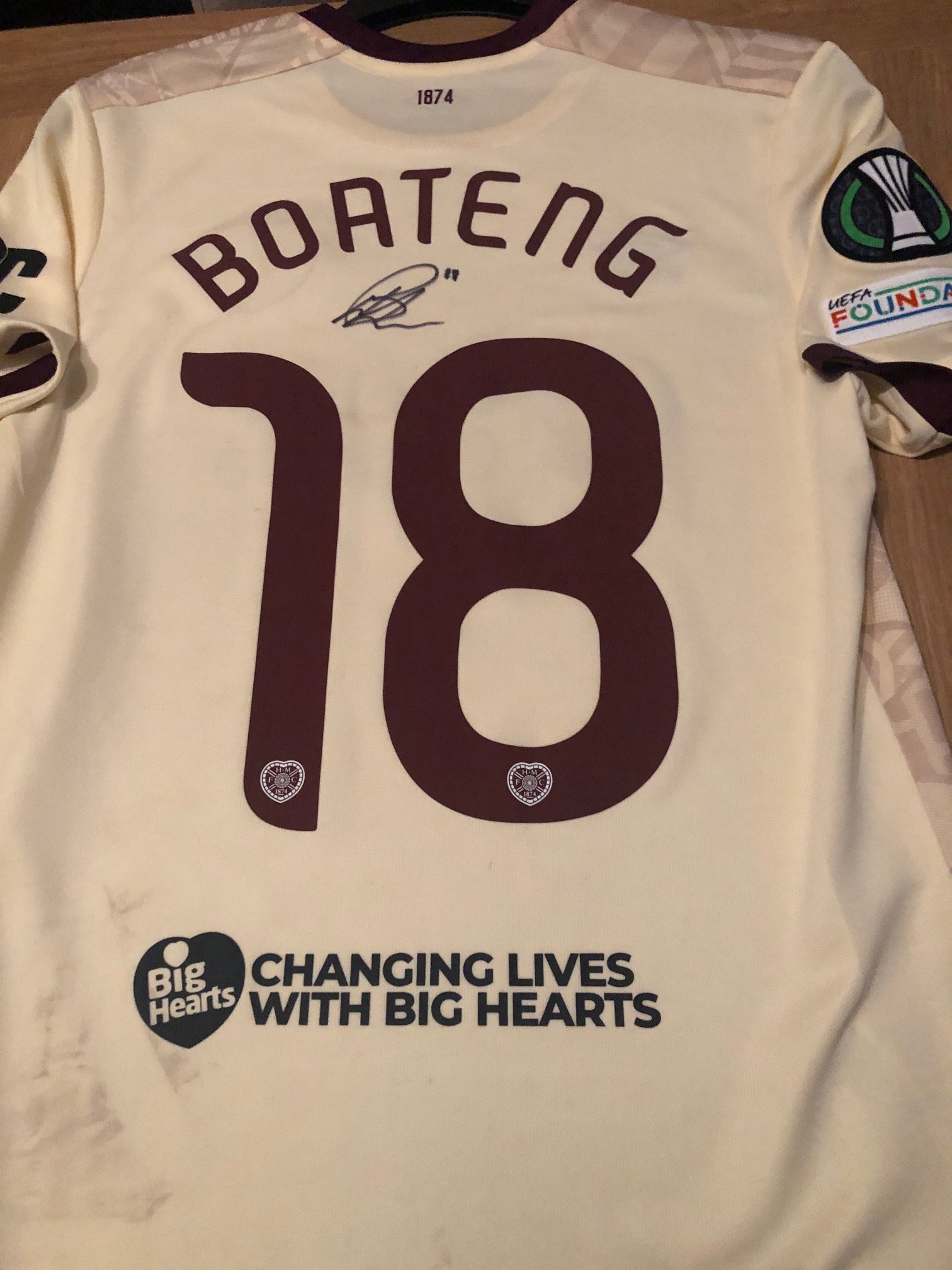 Boateng - The Terrace - Jambos Kickback