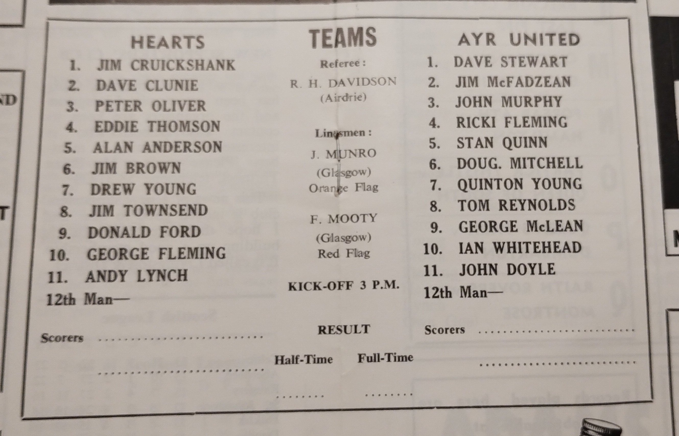 Dave Clunie - Page 2 - The Terrace - Jambos Kickback