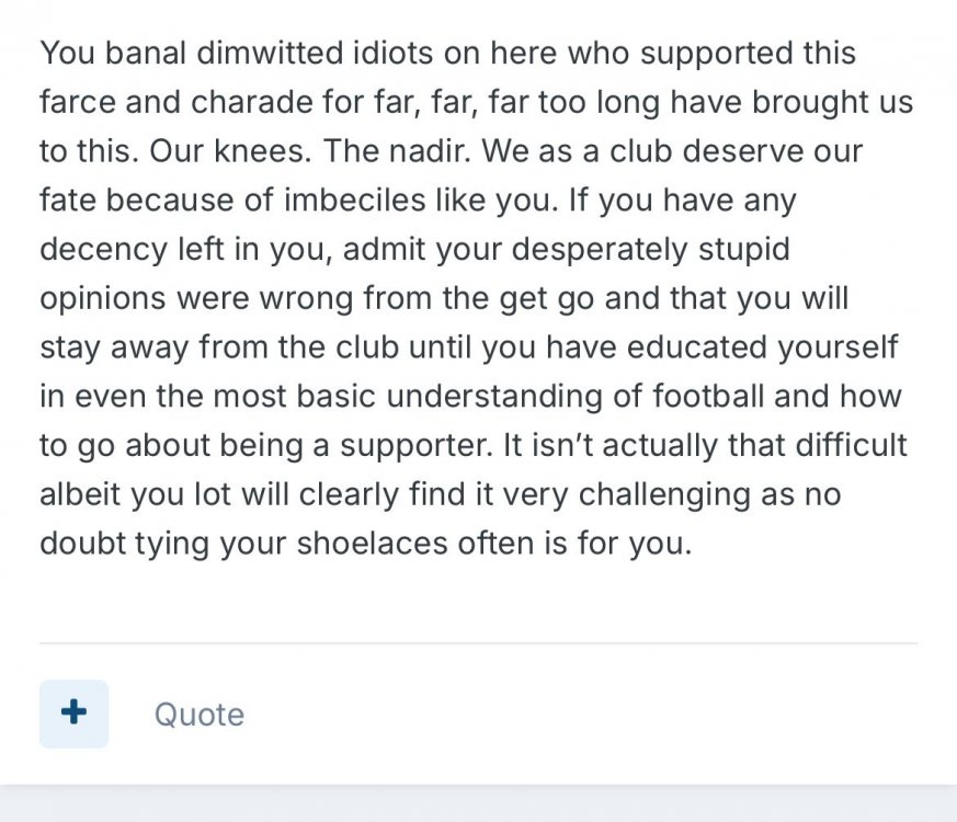 Sack the board - The Terrace - Jambos Kickback