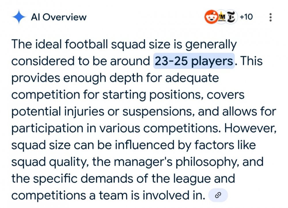 How big should the first team squad be........? - The Terrace - Jambos ...