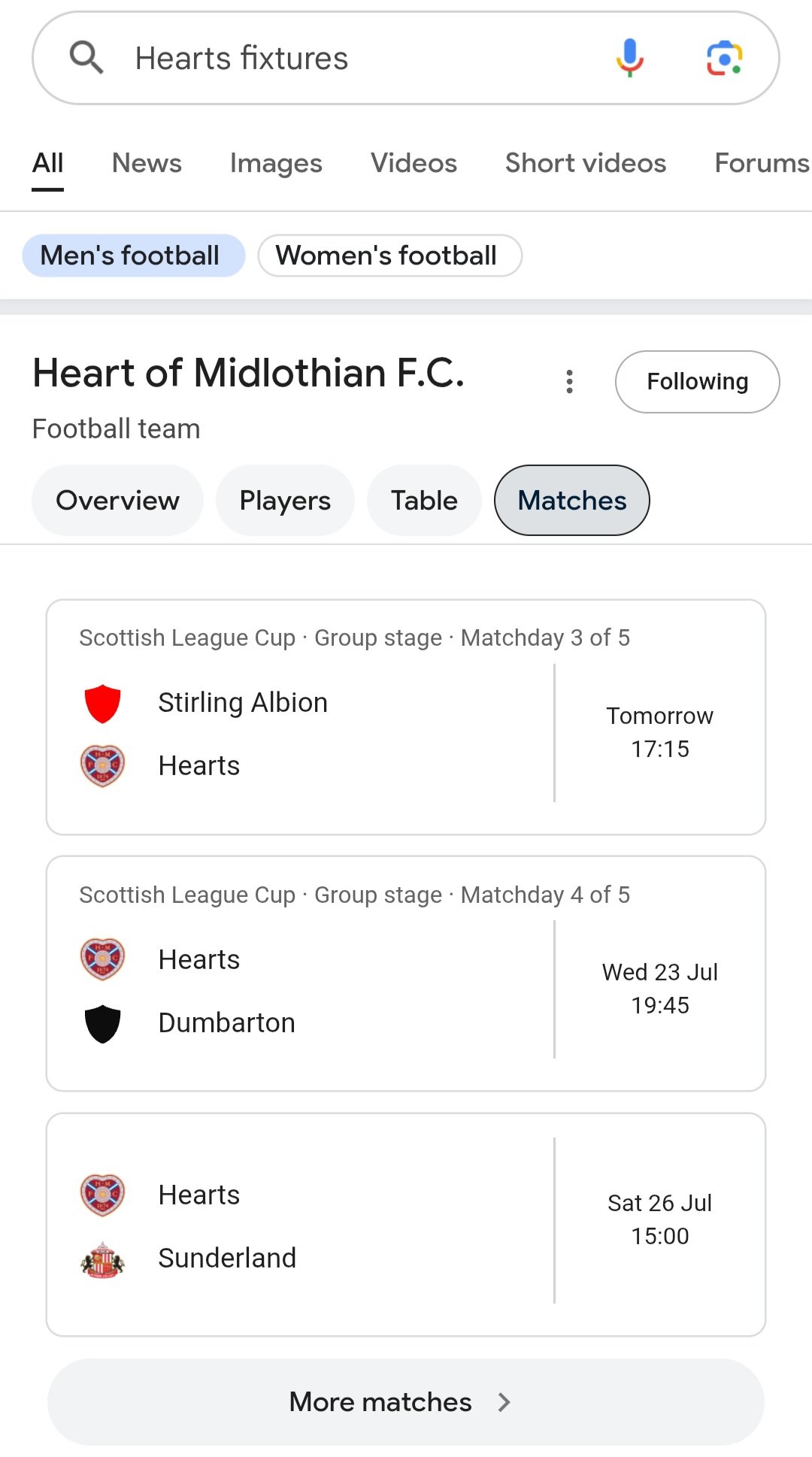 ***Official Stirling Albion VS Heart Of Midlothian Match Thread ...