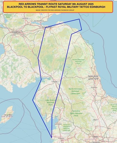 Flypast times for this year's tattoo. - The Shed - Jambos Kickback