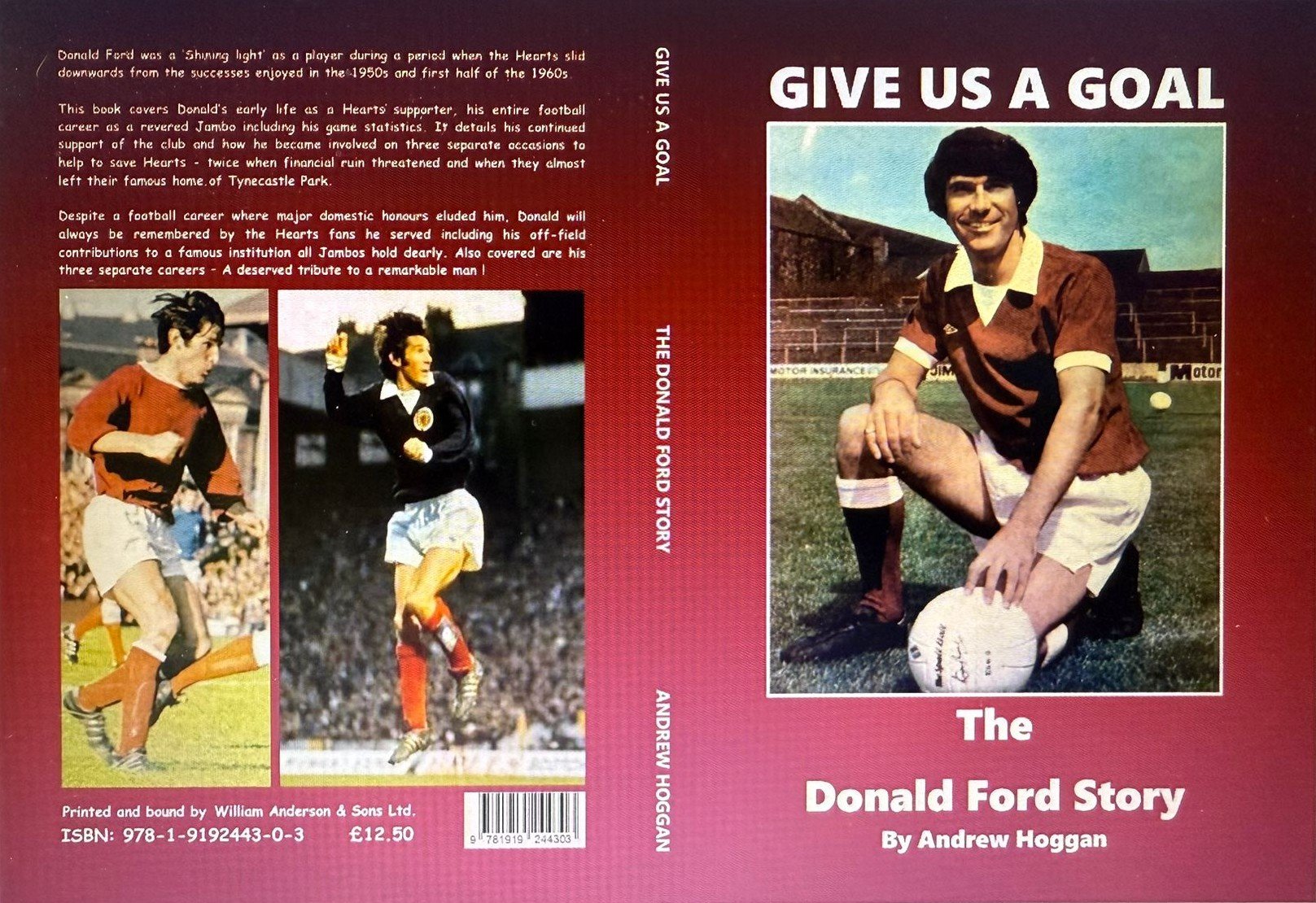 Donald Ford Book - Give Us A Goal. - The Terrace - Jambos Kickback