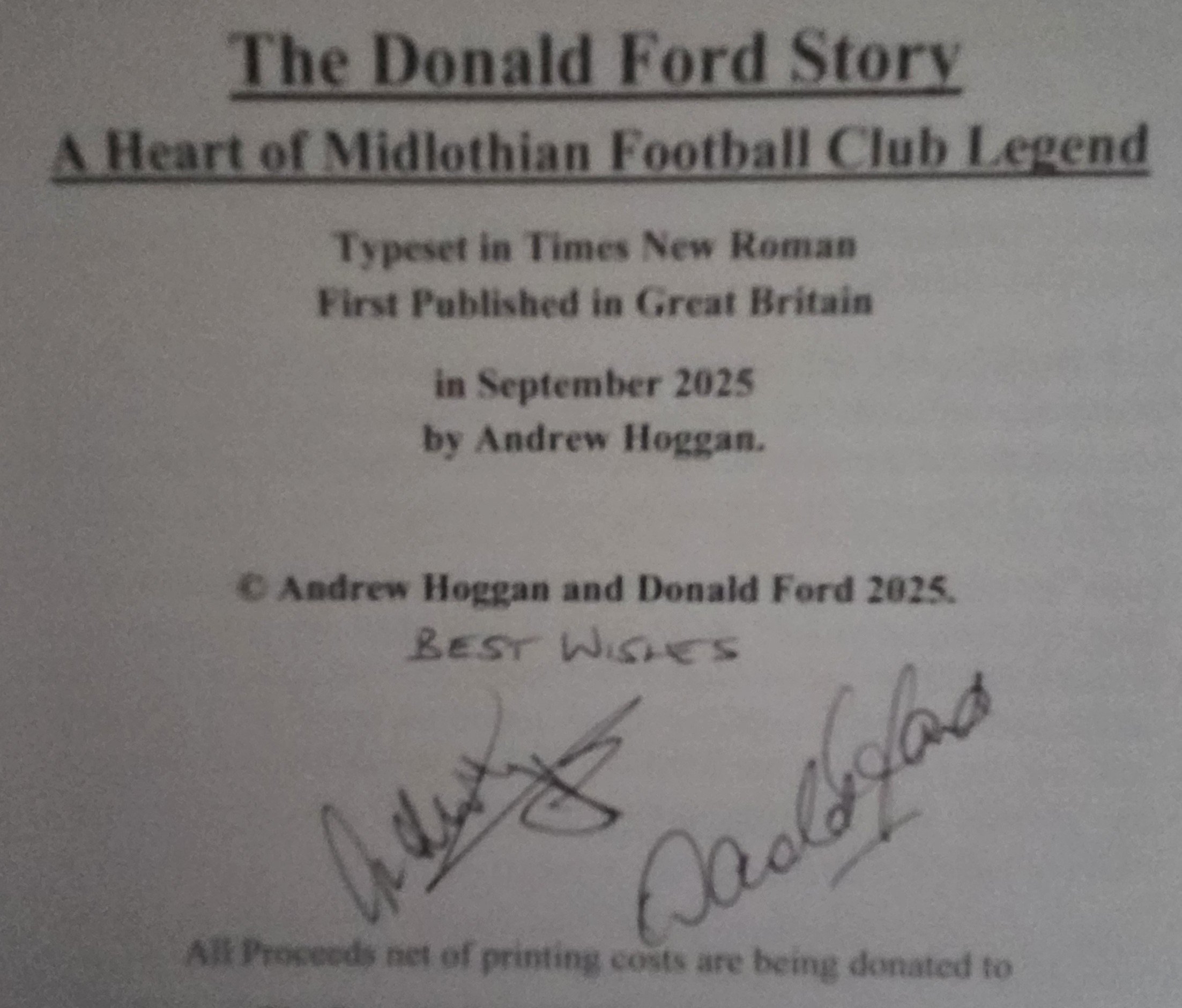 Donald Ford Book - Give Us A Goal. - Page 5 - The Terrace - Jambos Kickback