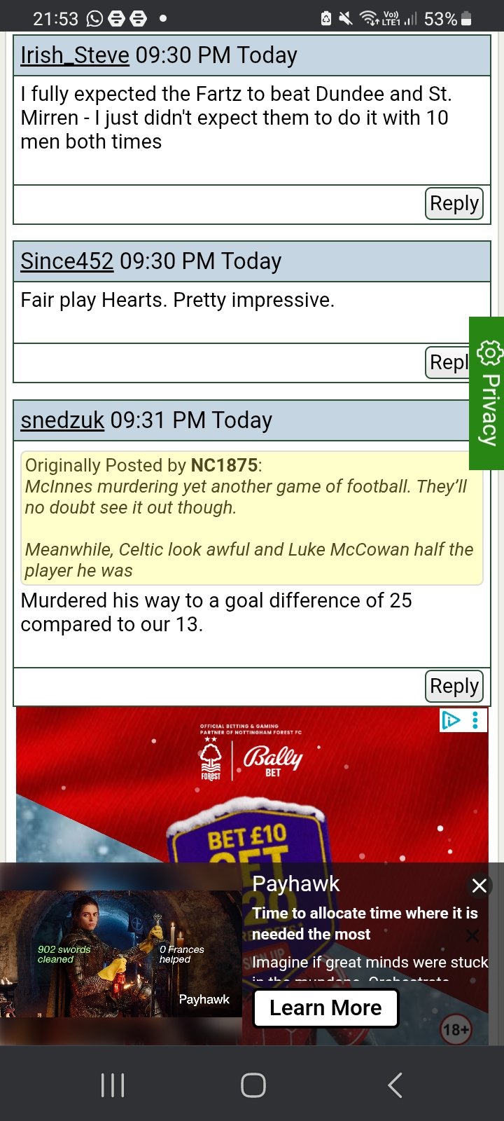 ***Official Heart of Midlothian v St Mirren Match Thread*** - Page 39 ...