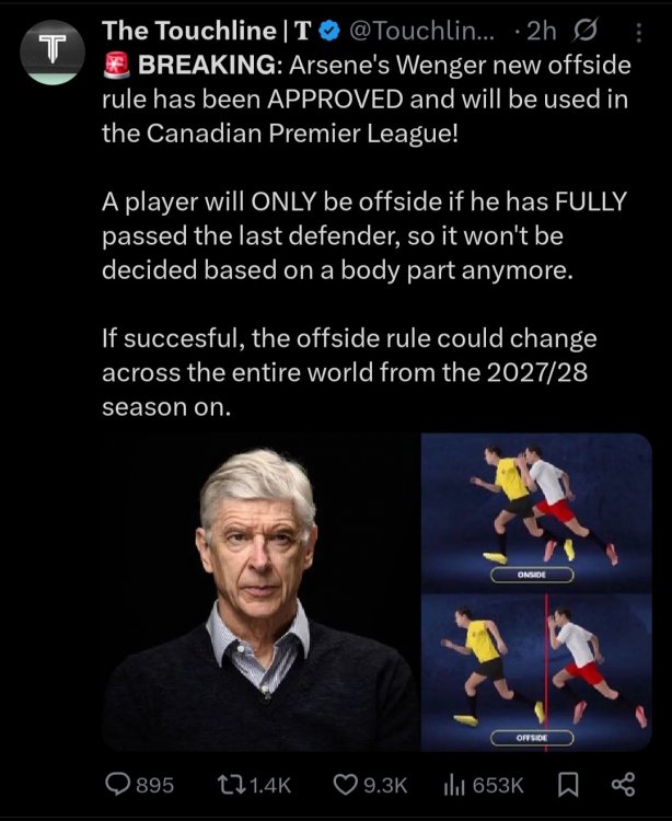 Arsene Wenger's offside rule approved - The Terrace - Jambos Kickback